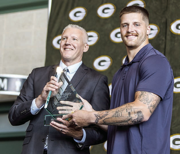 Kraft selected to receive Packers 2025 Community Service Award | Timber ...